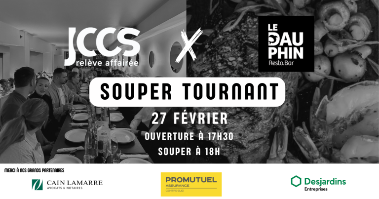 Souper tournant au Resto Bar Le Dauphin – JCCS